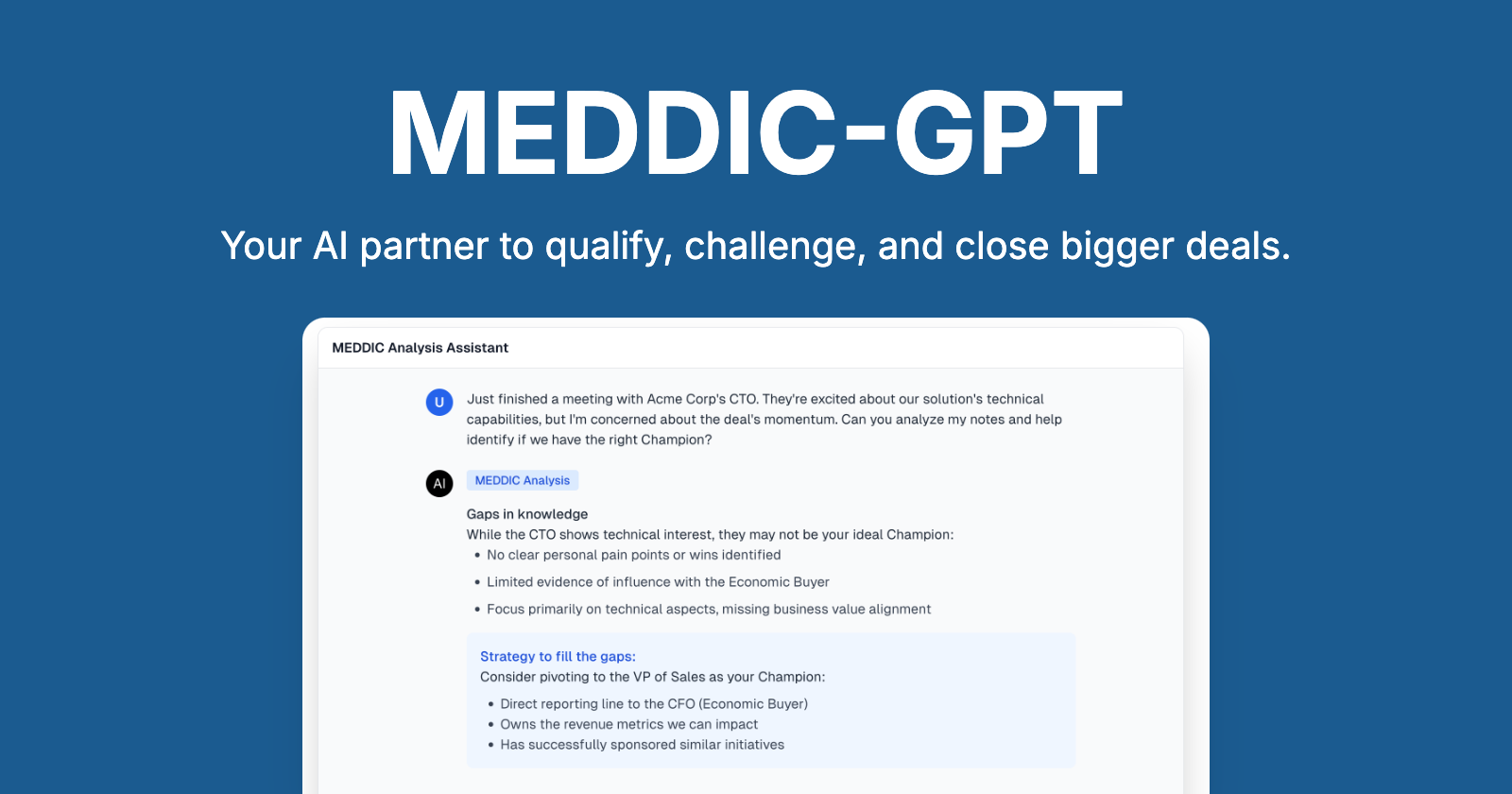 TrainMyTeam | AI-Powered MEDDIC Sales Analysis TrainMyTeam | AI-Powered MEDDIC Sales Analysis